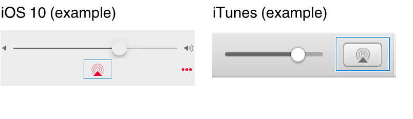Playback of iTunes/iPhone music contents with AirPlay