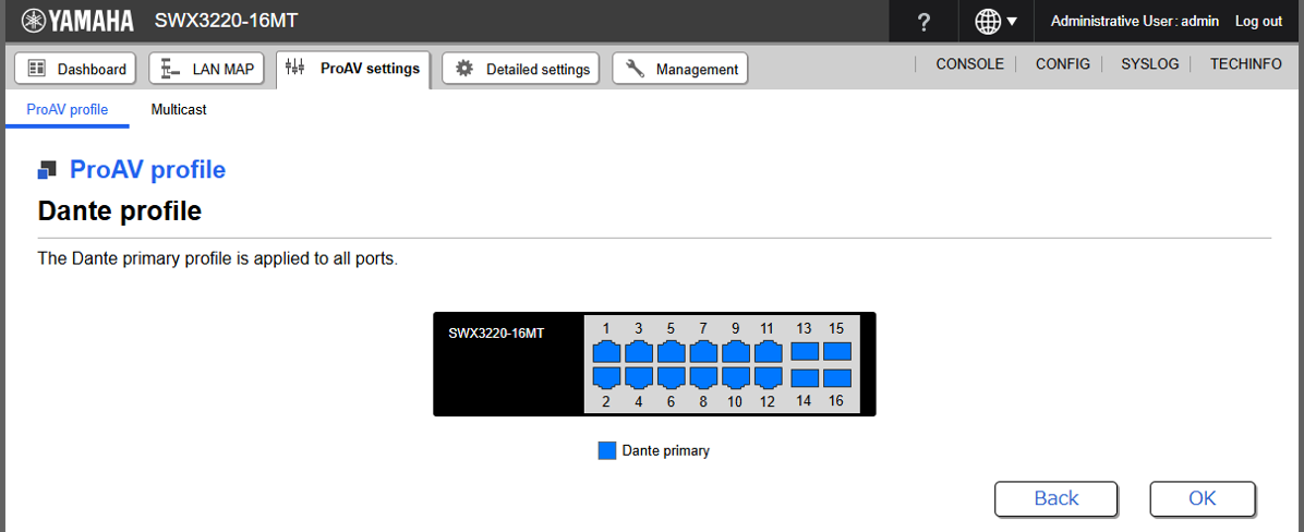 ProAV Settings :: SWX2310P series technical data