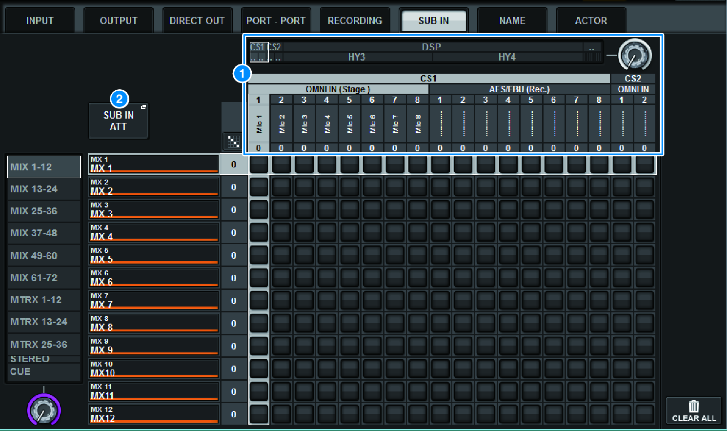 RIVAGE PM Series | SUB IN
