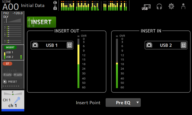 DM3 Series | Utilizar el INSERT