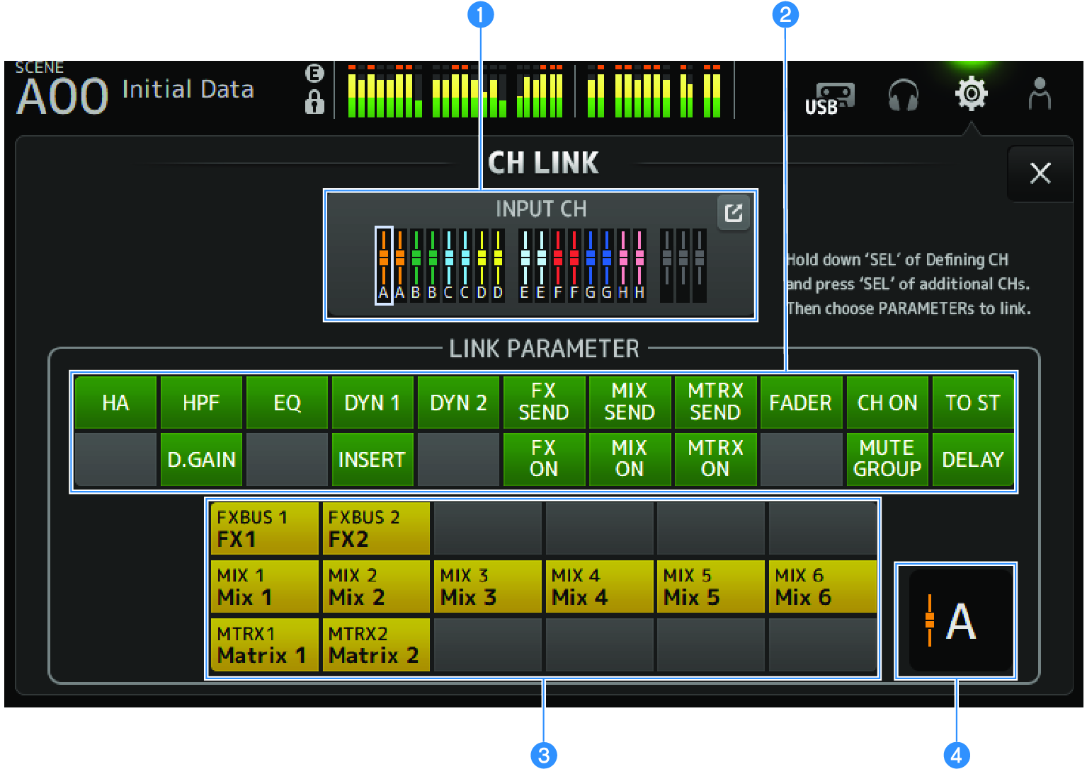 DM3 Series | CH LINK screen