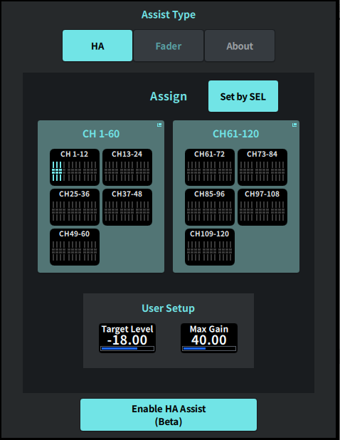 DM7 Series | Using the Assist Function